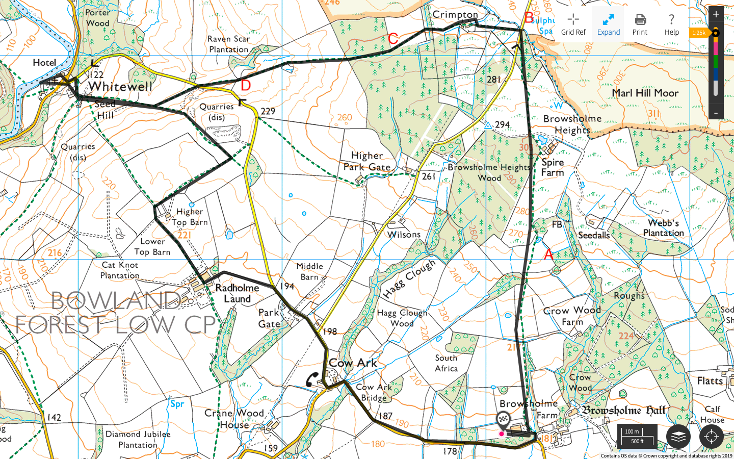 A Blog on the Landscape!: Forest of Bowland walk from Browsholme.
