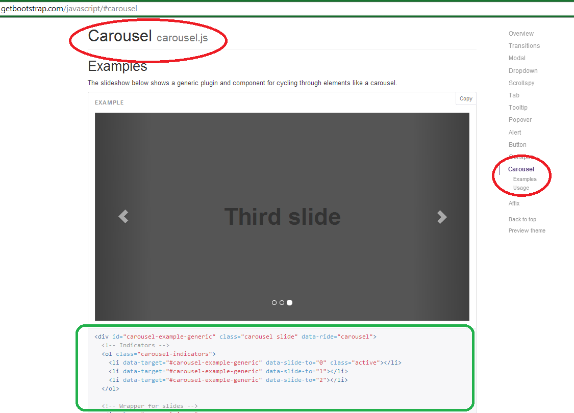 The ASP.NET MVC Club: Step by step how to use the Carousel Widget of ...