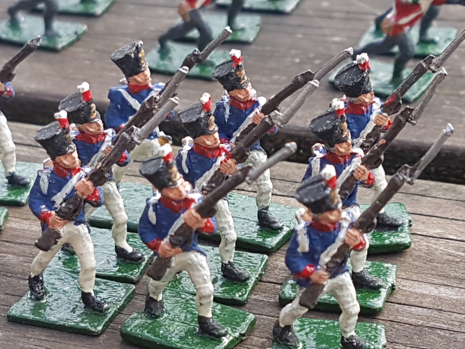 Ilkley Old School: Garrison and Les Higgins Napoleonic reinforcements