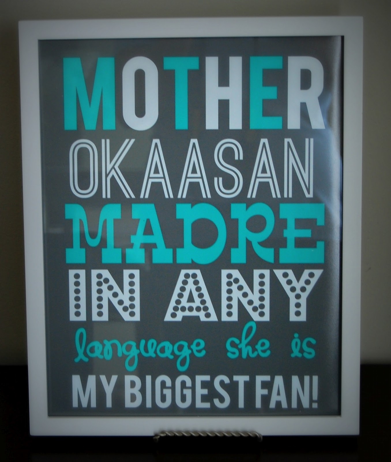 Mother's Day Subway Art