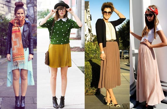 La Macarena: Pollera plisada