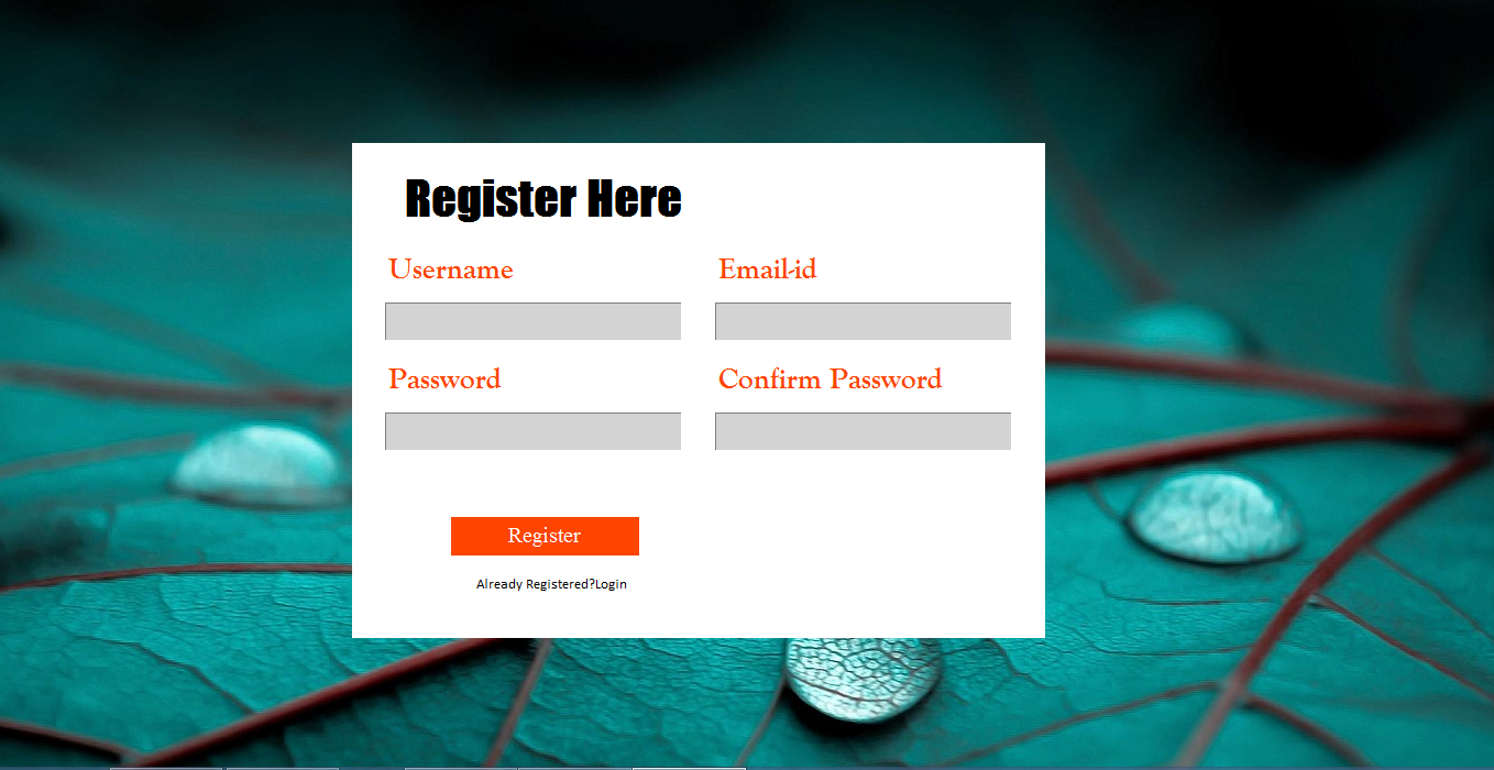 How To Create Login And Registration Form Using Python And