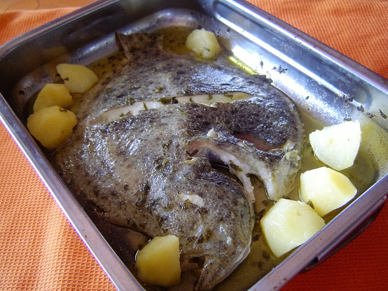 La Cocina de Inma Micó: RODABALLO AL HORNO