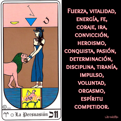 Liz Mistik: Arcano 11 - LA PERSUASIÓN - Tarot Egipcio