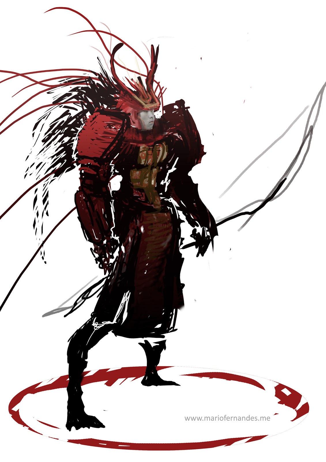 Mario Fernandes - Art Blog (+)365: 630 ... cyborg samurai