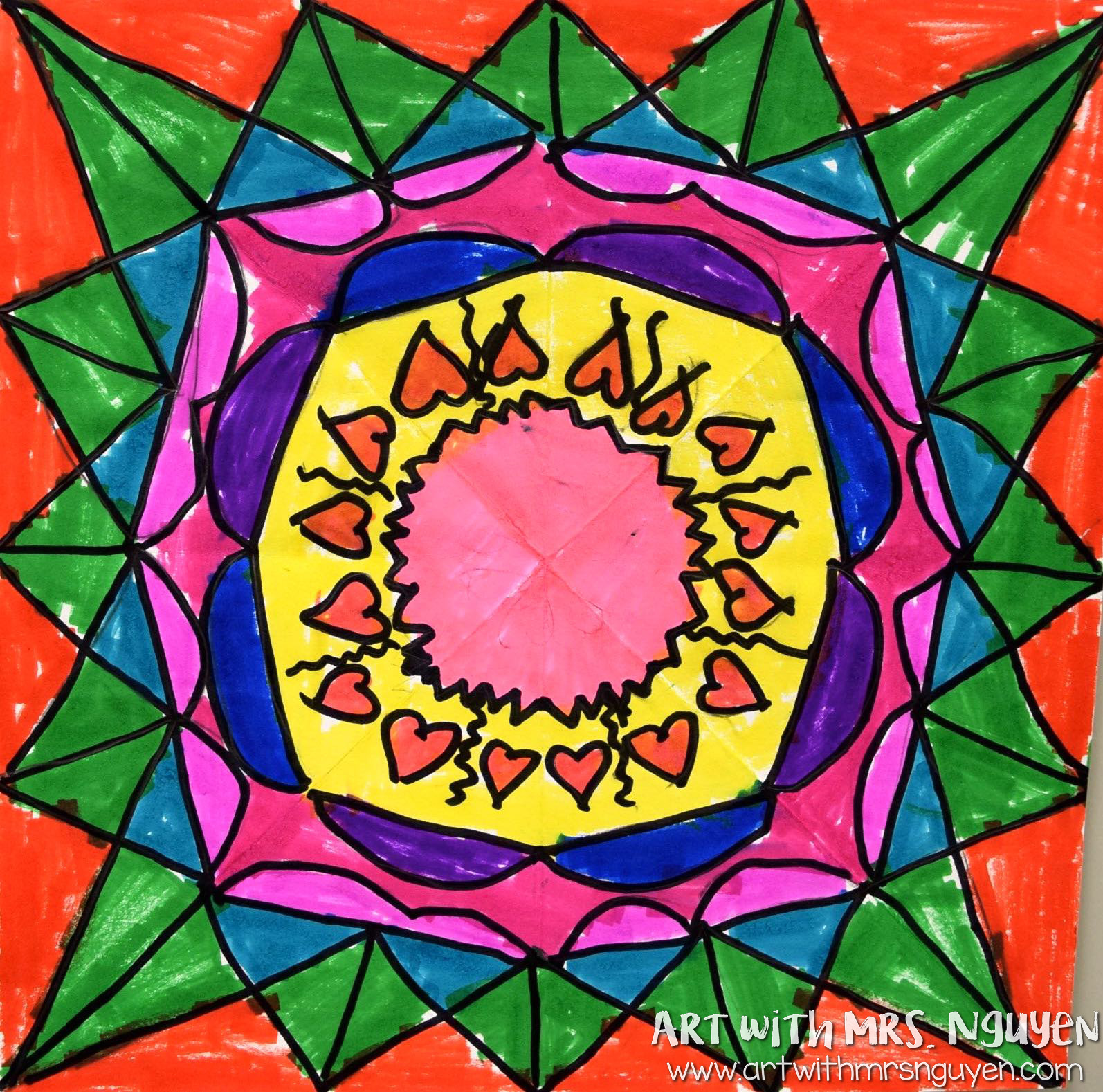 Marker Mandalas (4th) | Art with Mrs. Nguyen