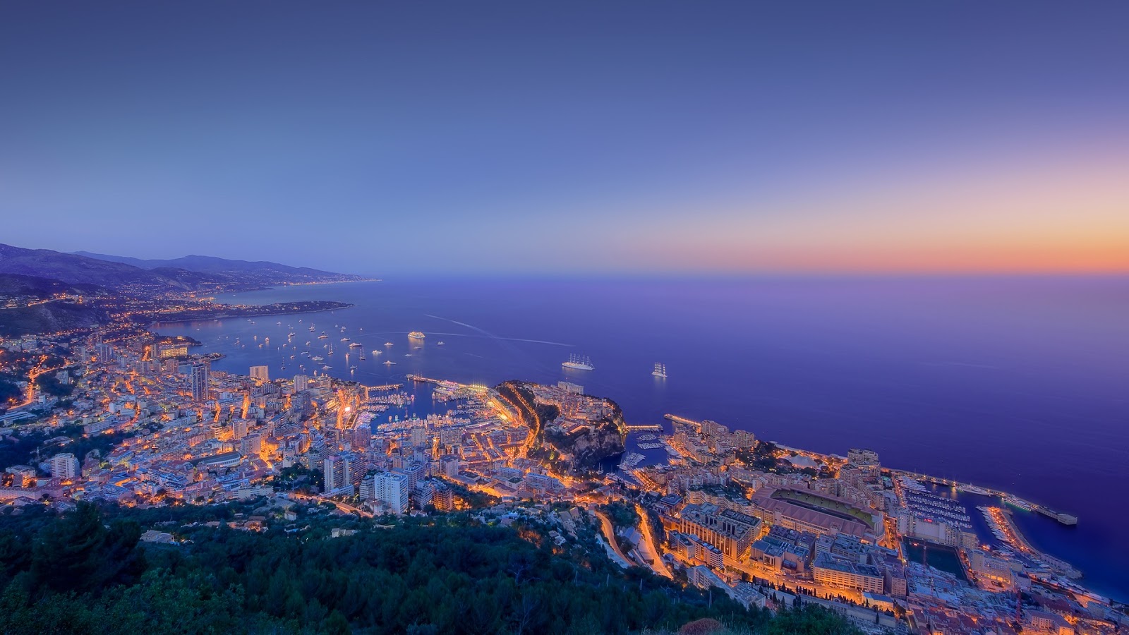 Monaco at Night