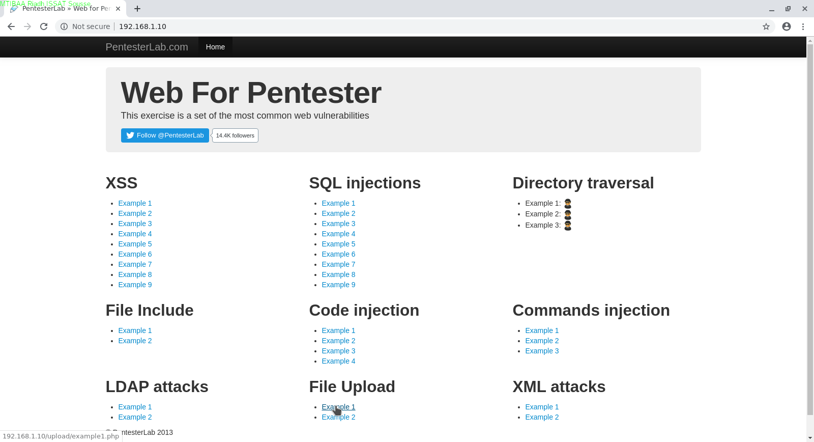 PHP Shells PentesterLab & DVWA