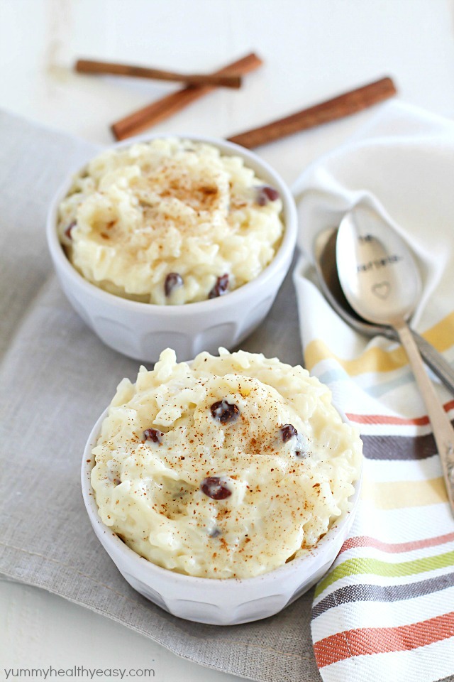 The Blue House Kitchen: Eggnog Rice Pudding