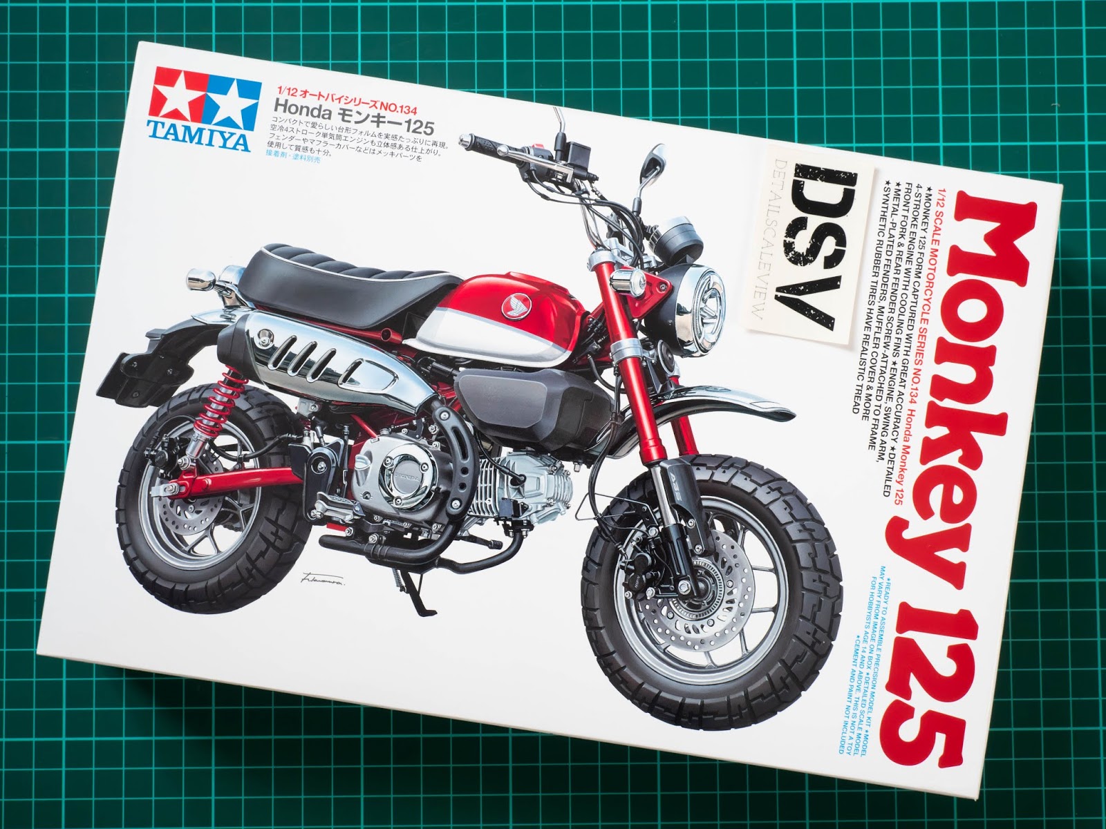 Tamiya 1/12 Honda Monkey 125 (14134) - DetailScaleView