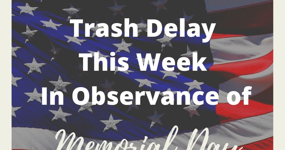 Franklin Matters: One day delay in trash/recycling schedule this week