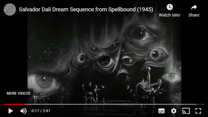 On The Inside Looking Out: Shaping Thought: Salvador Dali and his dream ...