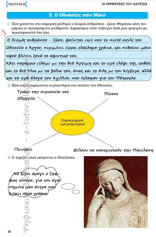 Ο Οδυσσέας στην Ιθάκη - Ενότητα 6 - Οι περιπέτειες του Οδυσσέα