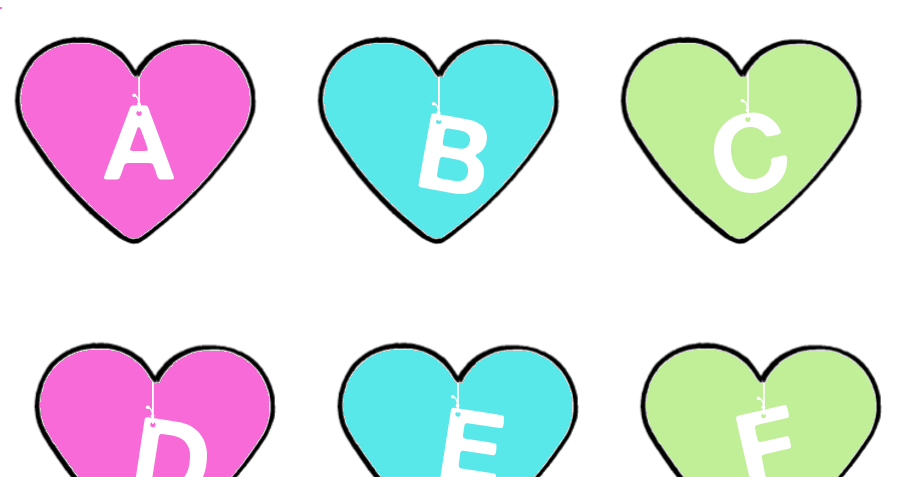 ¿Qué puedo hacer hoy?: Abecedario en corazónes