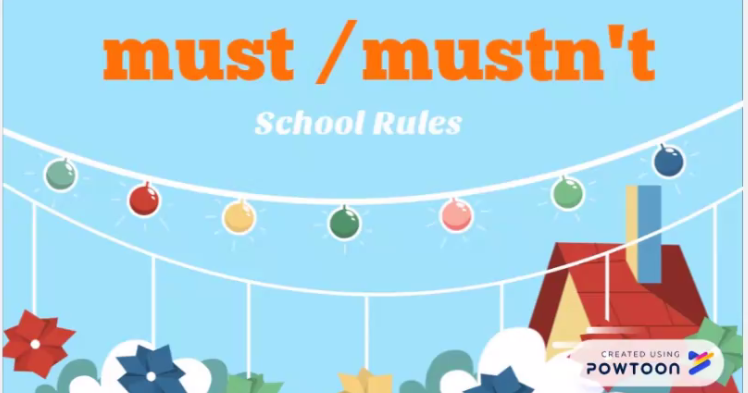 MUST and MUSTN'T EXPLANATION | ENGLISH LANGUAGE RESOURCES FOR ENGLISH ...