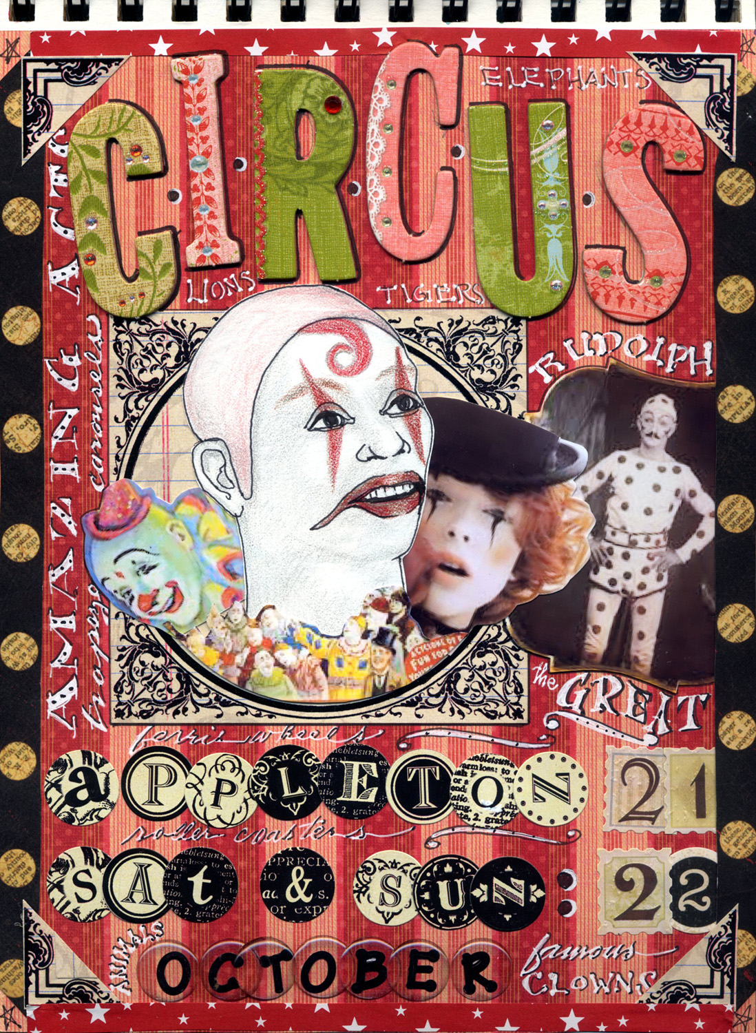 The Artful Post: Art Journal pages 20 thru 29