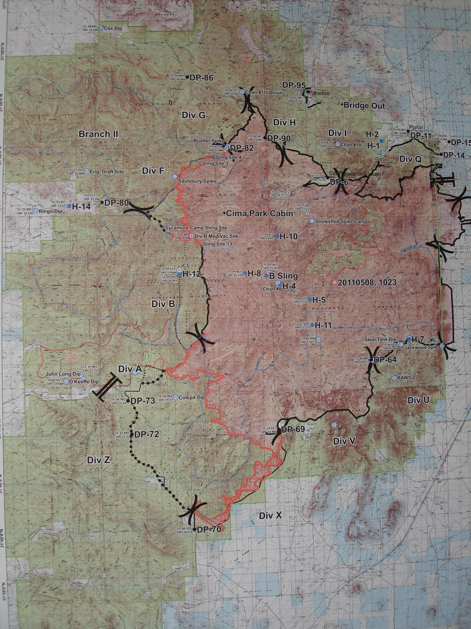 Art and Other Adventures with Narca: Fire News: Photos of South Fork