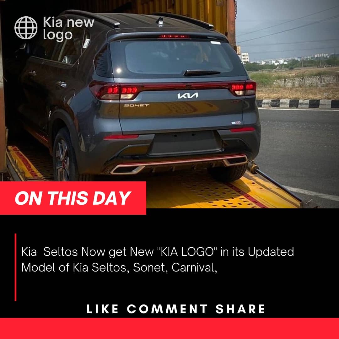 KIA SONET SPOTTED WITH NEW LOGO | KIA SELTOS NEW LOGO