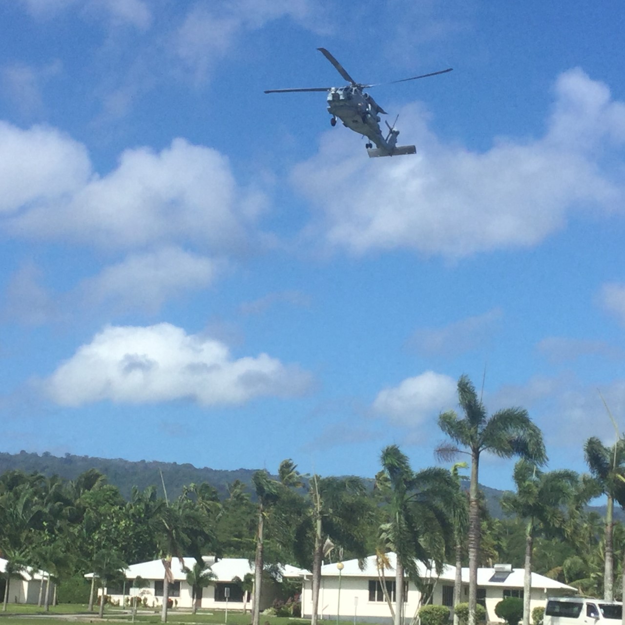 Teaching In The Tropics: Helicopter & Fish