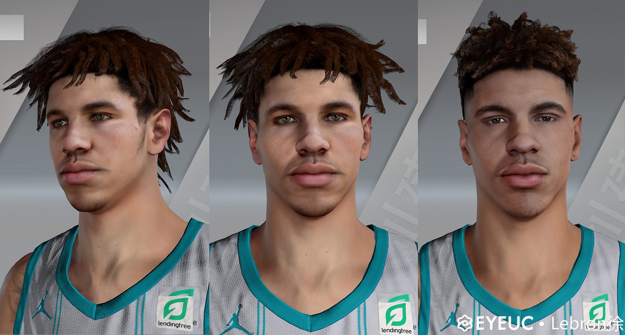 NBA 2K21 LaMelo Ball Cyberface and Body Update by LeBron Xu