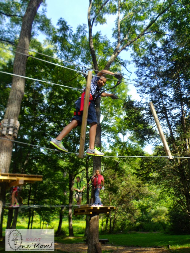 One Savvy Mom ™ | NYC Area Mom Blog: Pocono TreeVentures Aerial Ropes ...