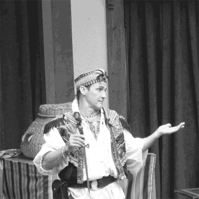 Gif Smokin': Sword swallower Johnny Fox