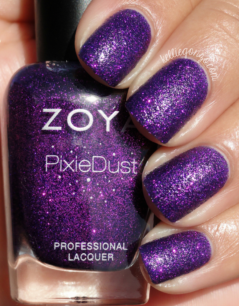 KellieGonzo: Zoya PixieDust Fall 2013 Collection Swatches & Review