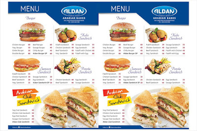 Restaurant Menu Card, Flyer Designing and Printing - Azar Design