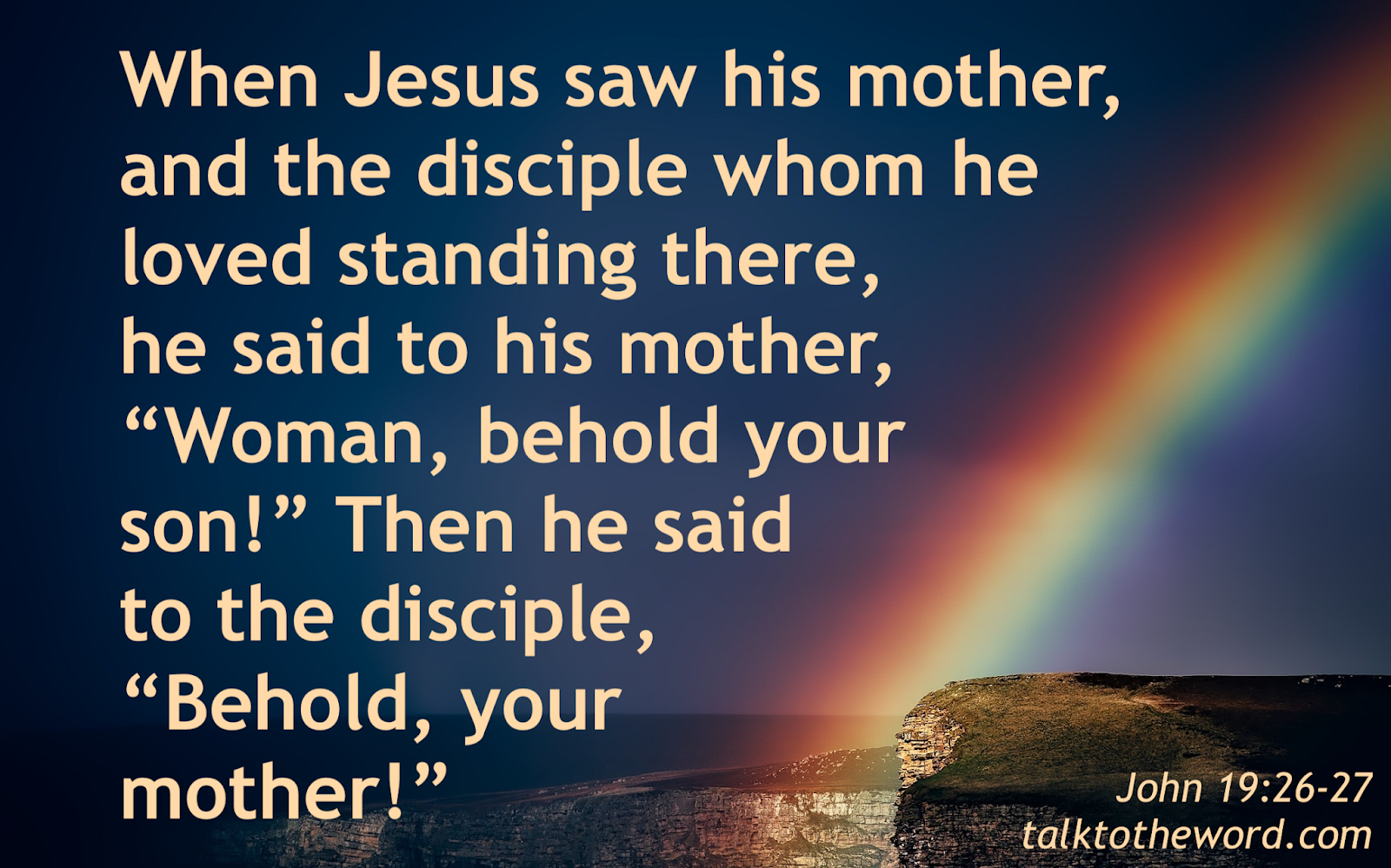 John 19 25 27