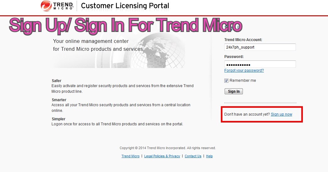 Trend Micro Login