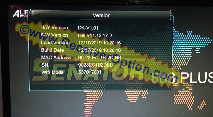 SENATOR 888 PLUS HD RECEIVER SOFTWARE NEW UPDATE - How To Enter Biss ...