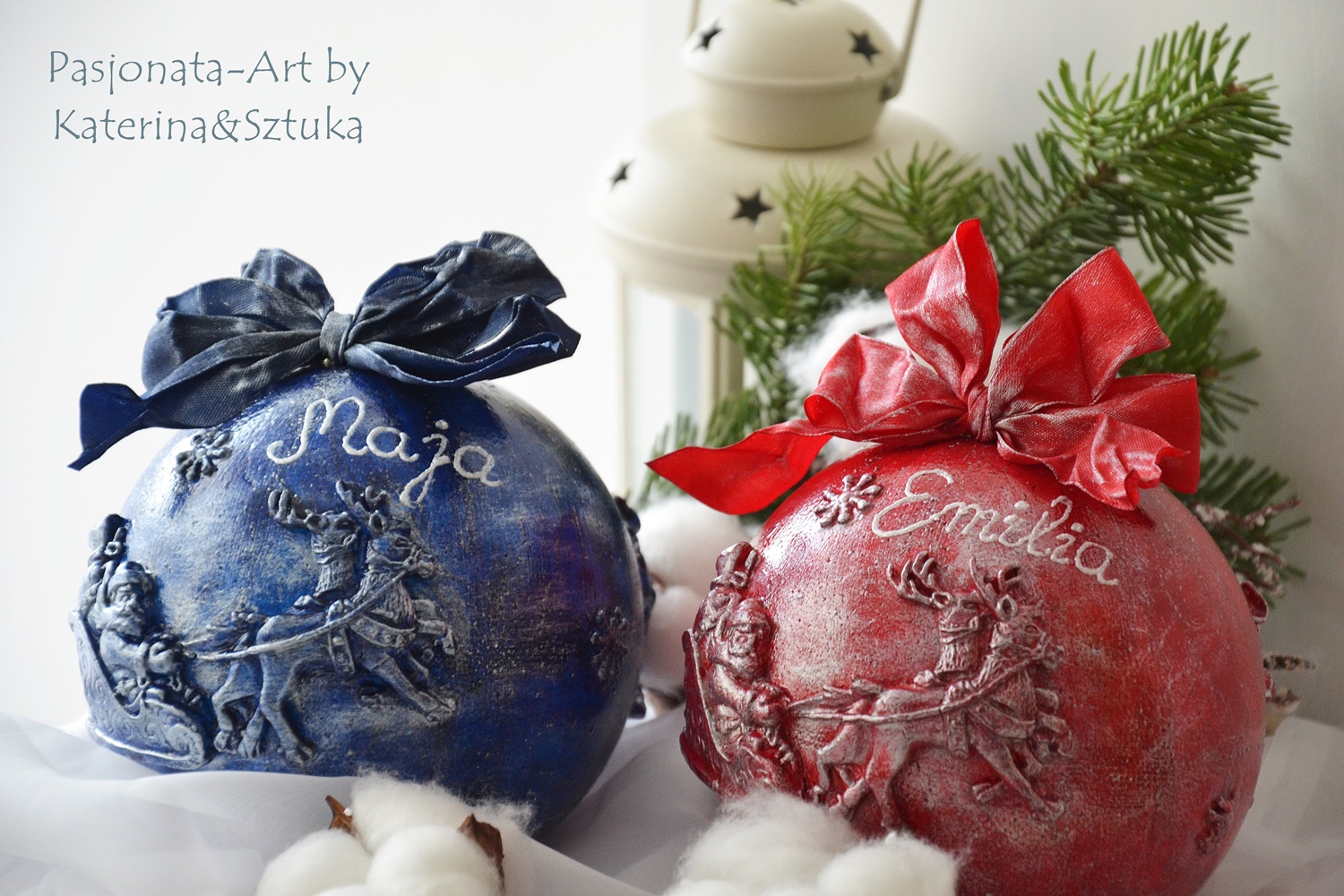 Katerina&Sztuka by Pasjonata-Art: BOMBKI, BOMBKI MALOWANE, DECOUPAGE ...