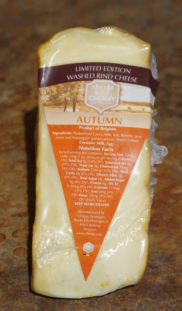 Exploring Trader Joe's: Chimay Autumn Limited Edition Washed Rind Cheese