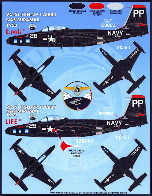 Oldsarges Aircraft Model blog: FH2 Banshee 1/48 decals