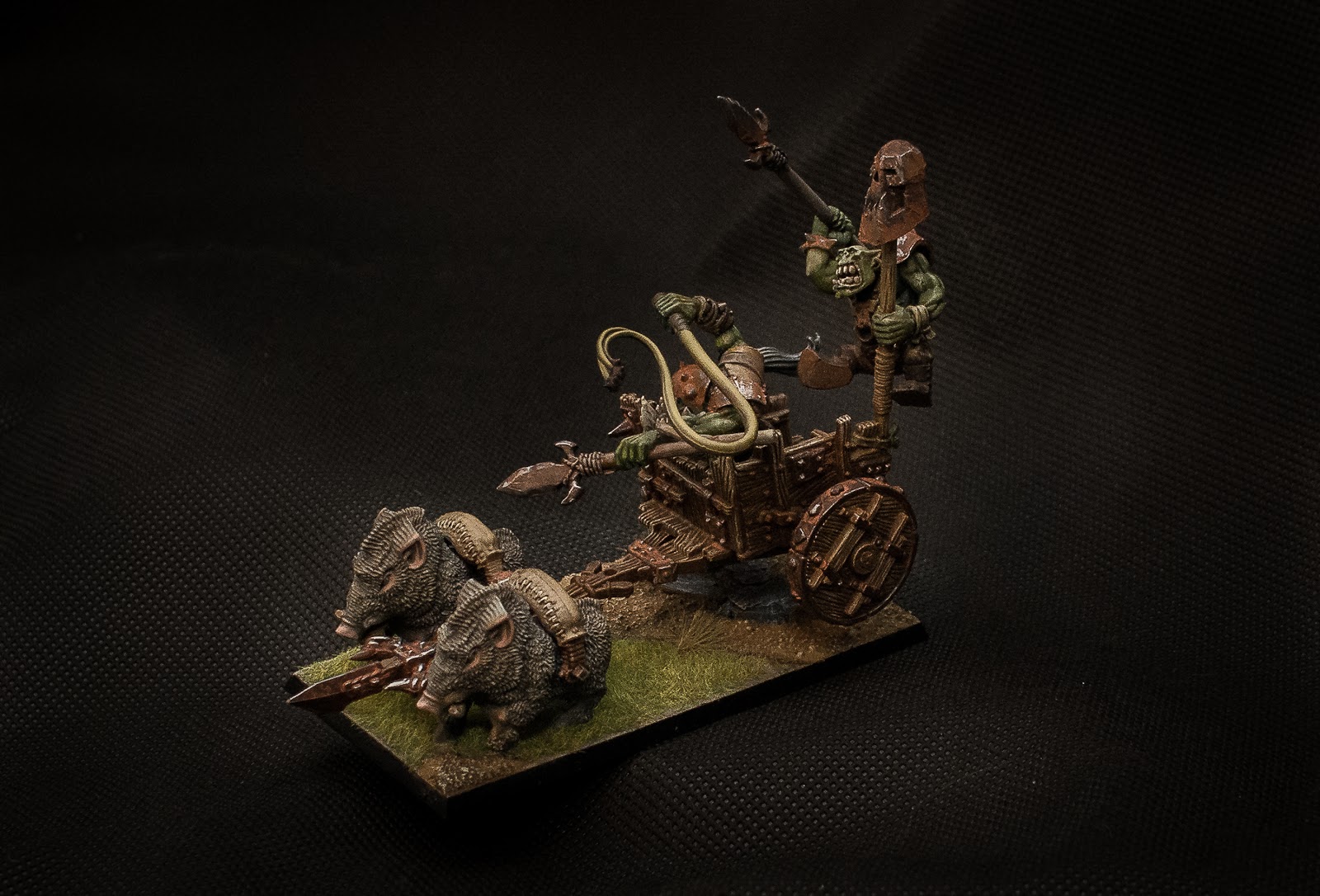 Miniature Painting: Orc Boar Chariot
