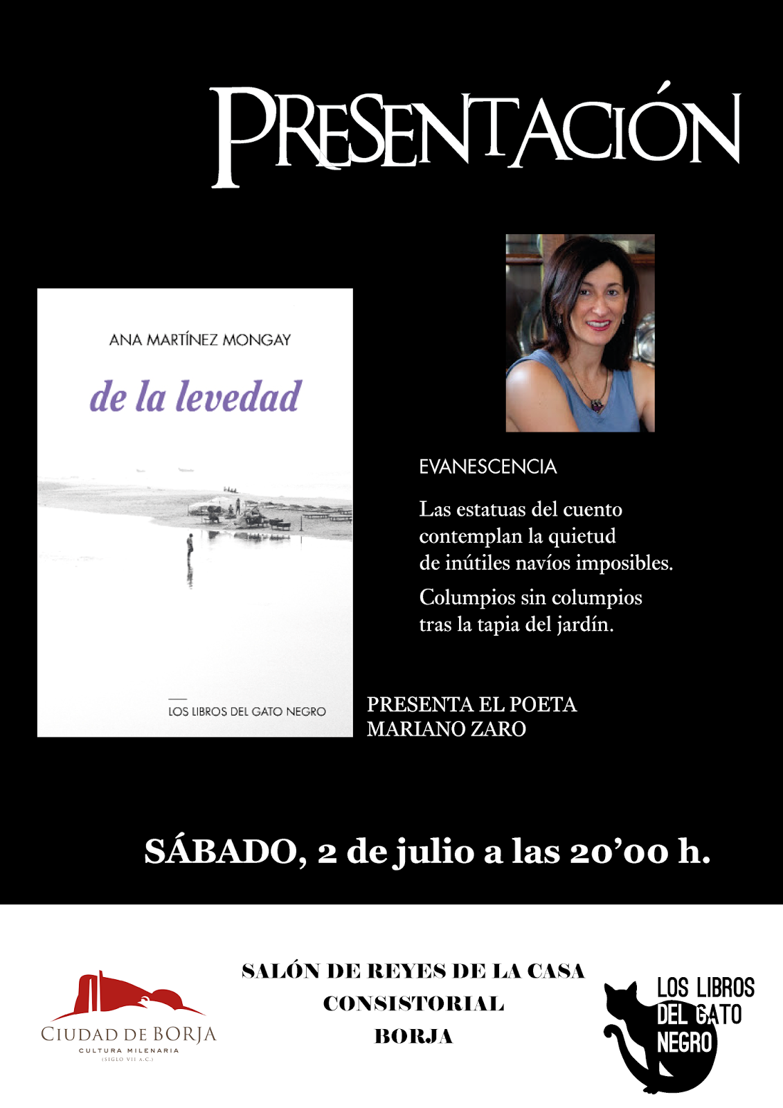 Centro de Estudios Borjanos: Presentación de un libro de poemas