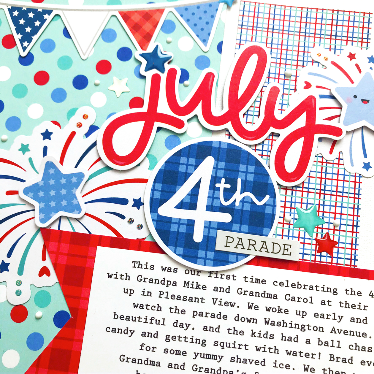 Doodlebug Design Inc Blog: JULY 4TH PARADE LAYOUT | with Tya