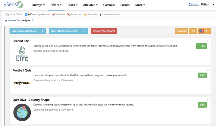 Money Connexion: How I Made $100,000 From ySense - My ySense Review ...
