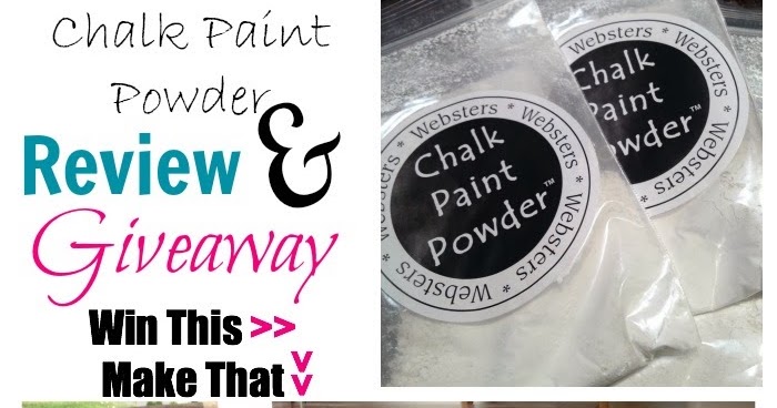 Two It Yourself: Websters Chalk Paint Powder REVIEW {And Giveaway}