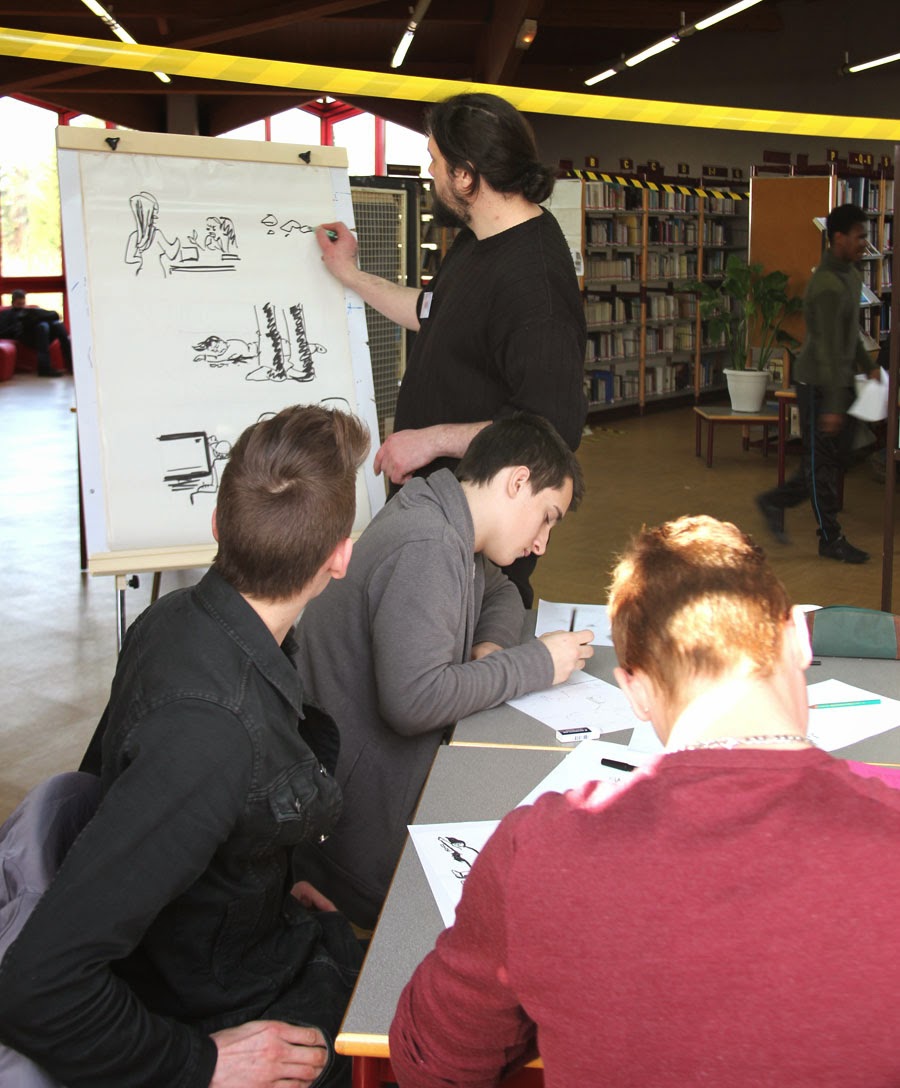 Jekyll Bédé: Atelier écriture/illustration, Lycée Robespierre de Lens