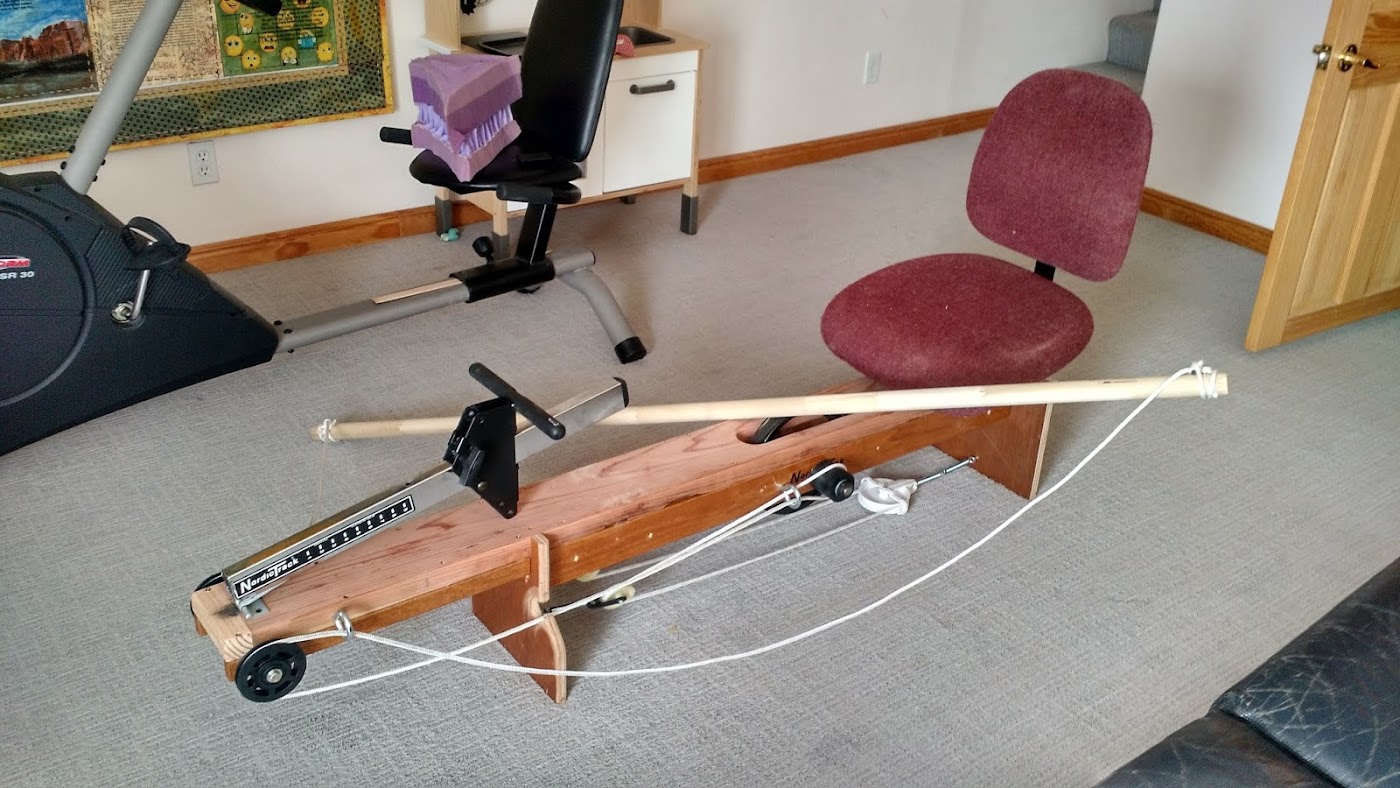 DIY build your own kayak ergometer