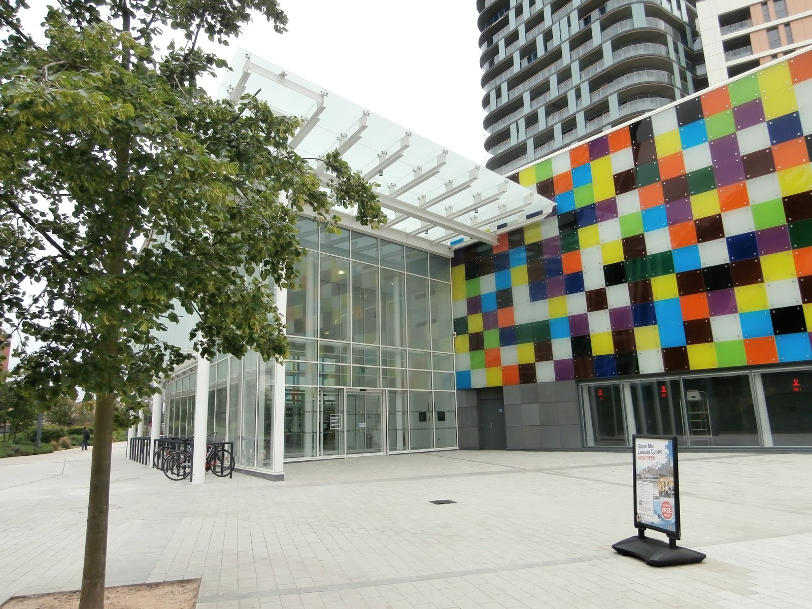 My Kind of London: Writing in the Pool: Glass Mill Leisure Centre at ...