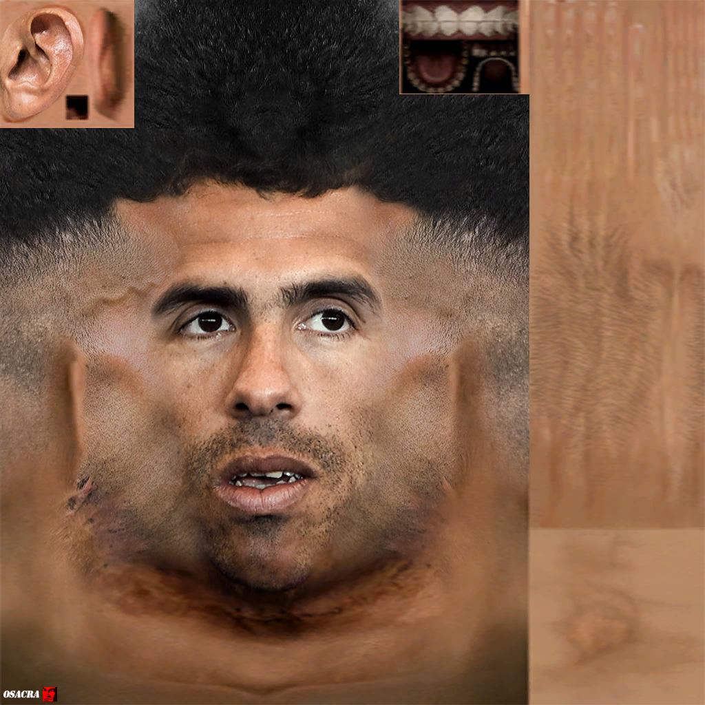 Iceberg Black: FACE y HAIR para Carlos Tevez 2020 (Pro Evolution Soccer ...
