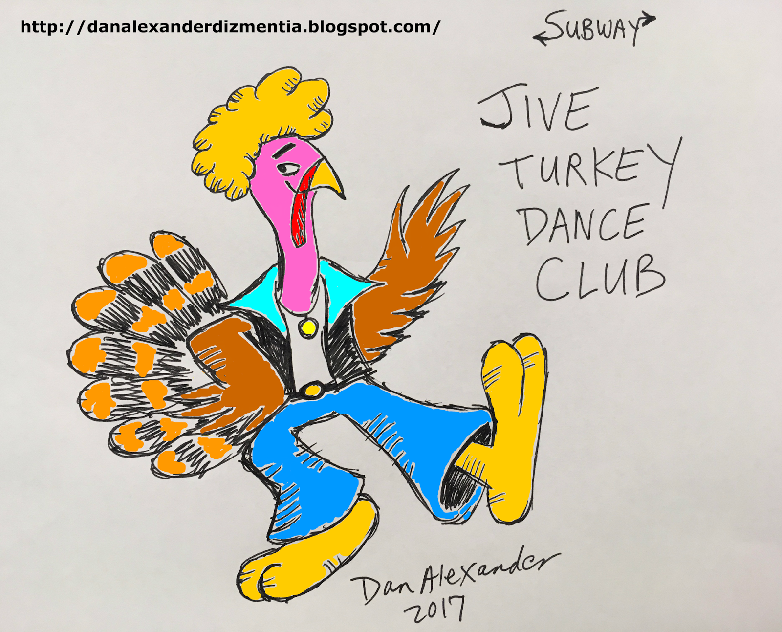 Dan Alexander Dizmentia: Showdown At Subway: Jive Turkey Dance Club vs ...
