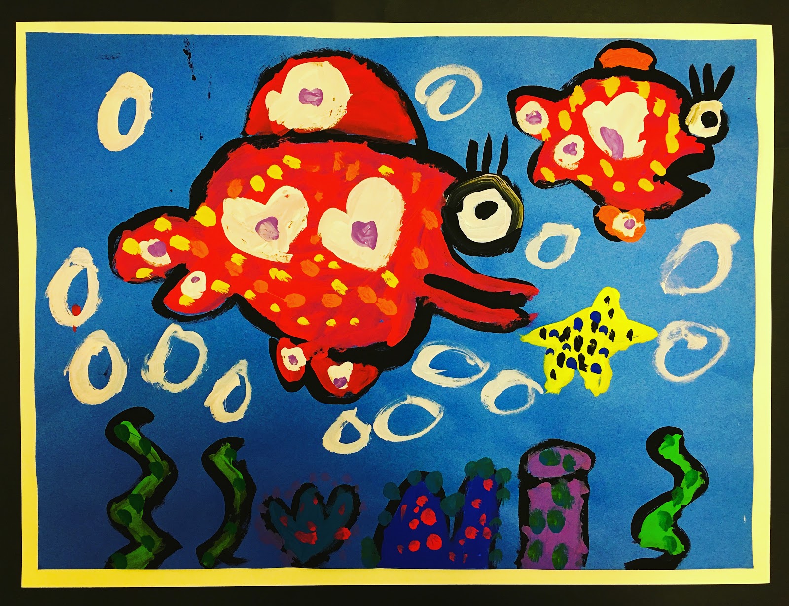 Paintbrush Rocket: 2nd Grade - Hooray for Fish!