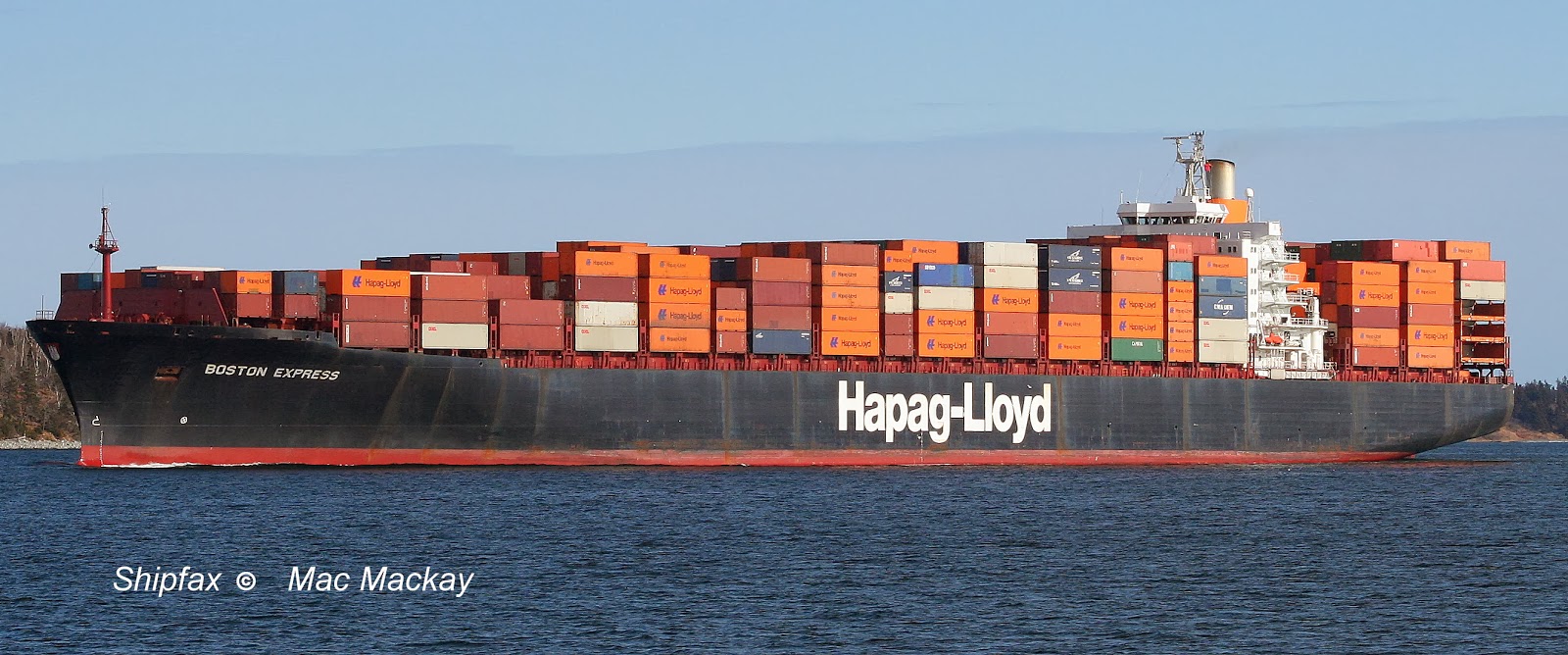 Shipfax: Boston Express - back in harness