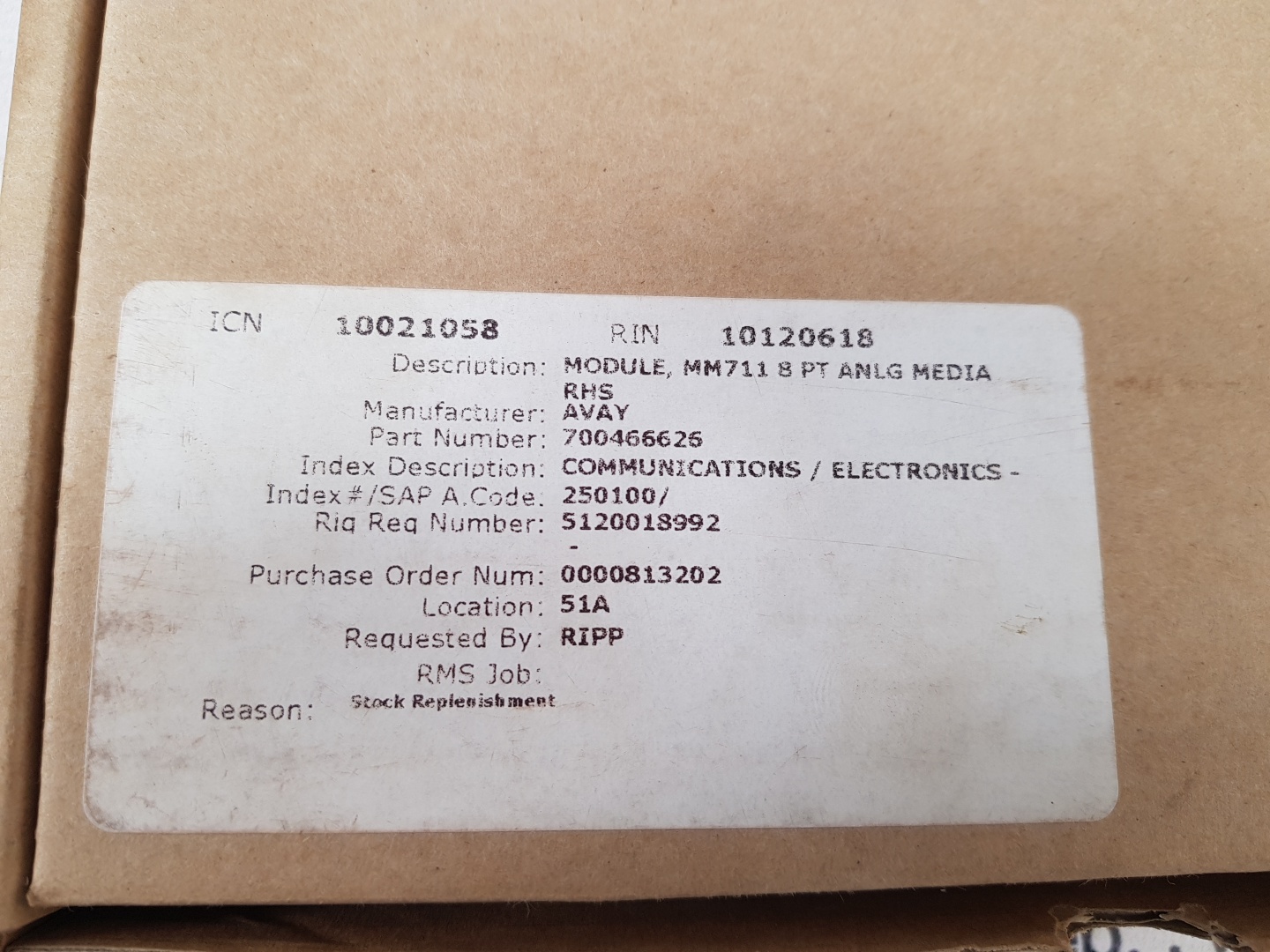 AVAYA MM711 ANALOG MEDIA MODULE - Aeliya Marine