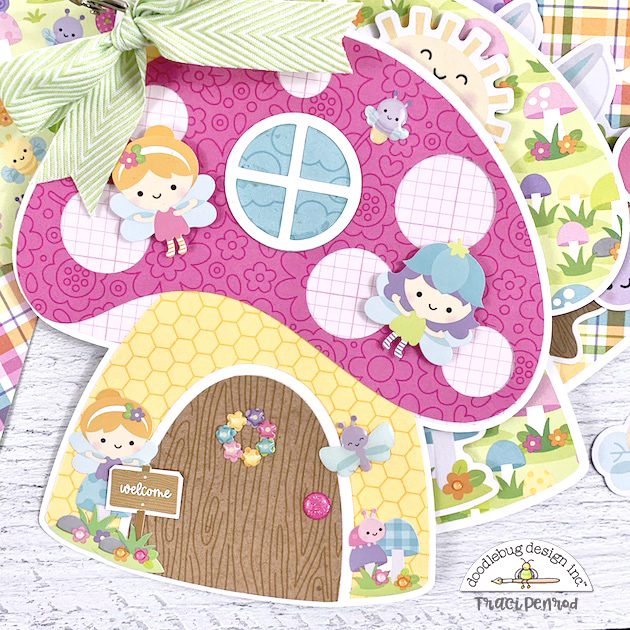 Doodlebug Design Inc Blog: FAIRY GARDEN MUSHROOM MINI ALBUM | with Traci