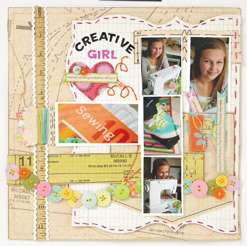 kim watson ★ design ★ papercraft: Stretch your sketch beyond 12x12"