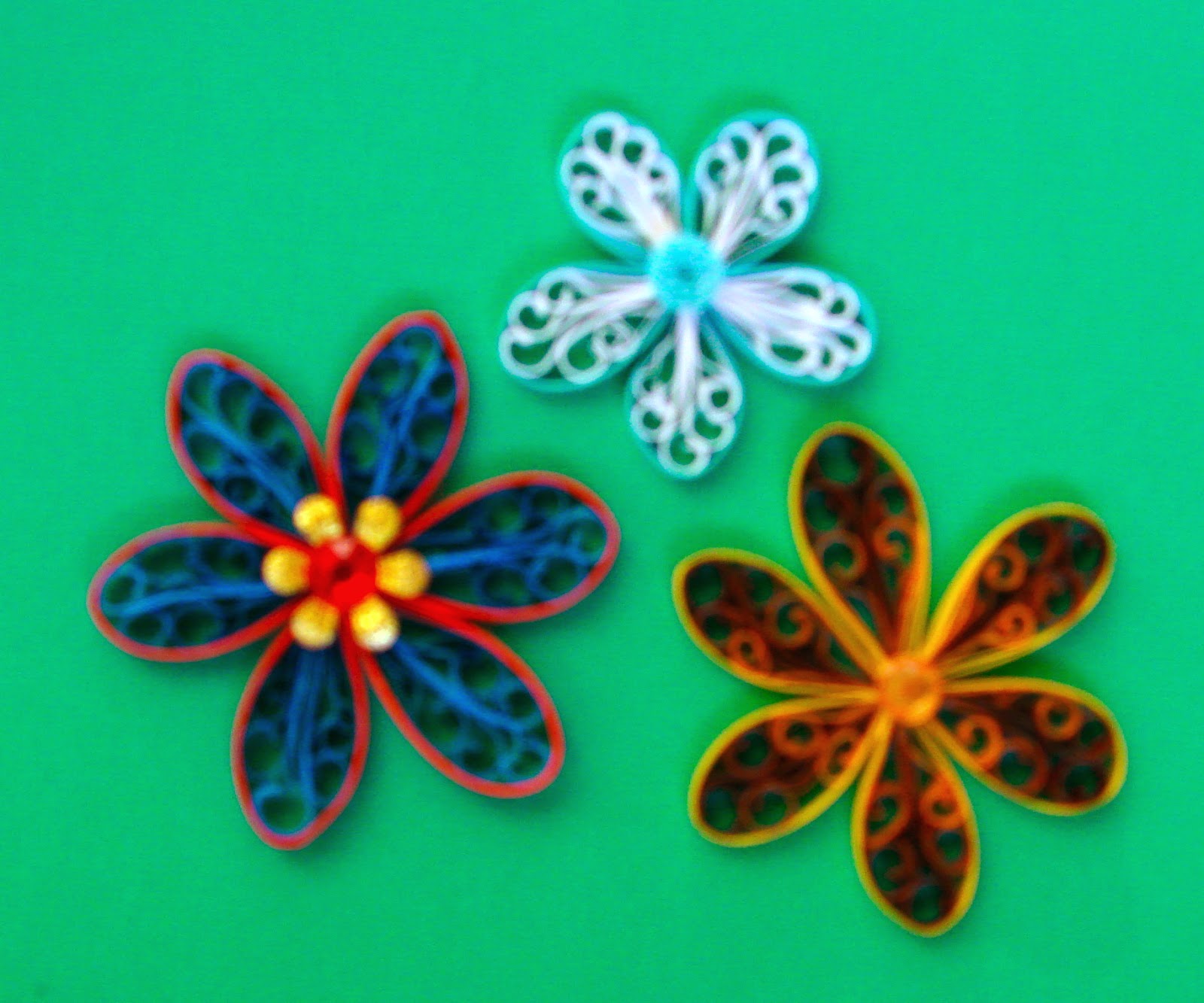 All About Quilling: Quilled Flowers